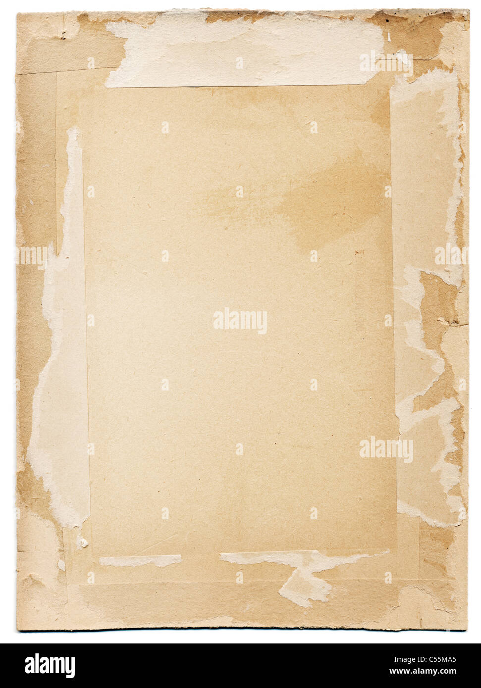 Dirty and stained cardboard frame suitable for background Stock Photo ...