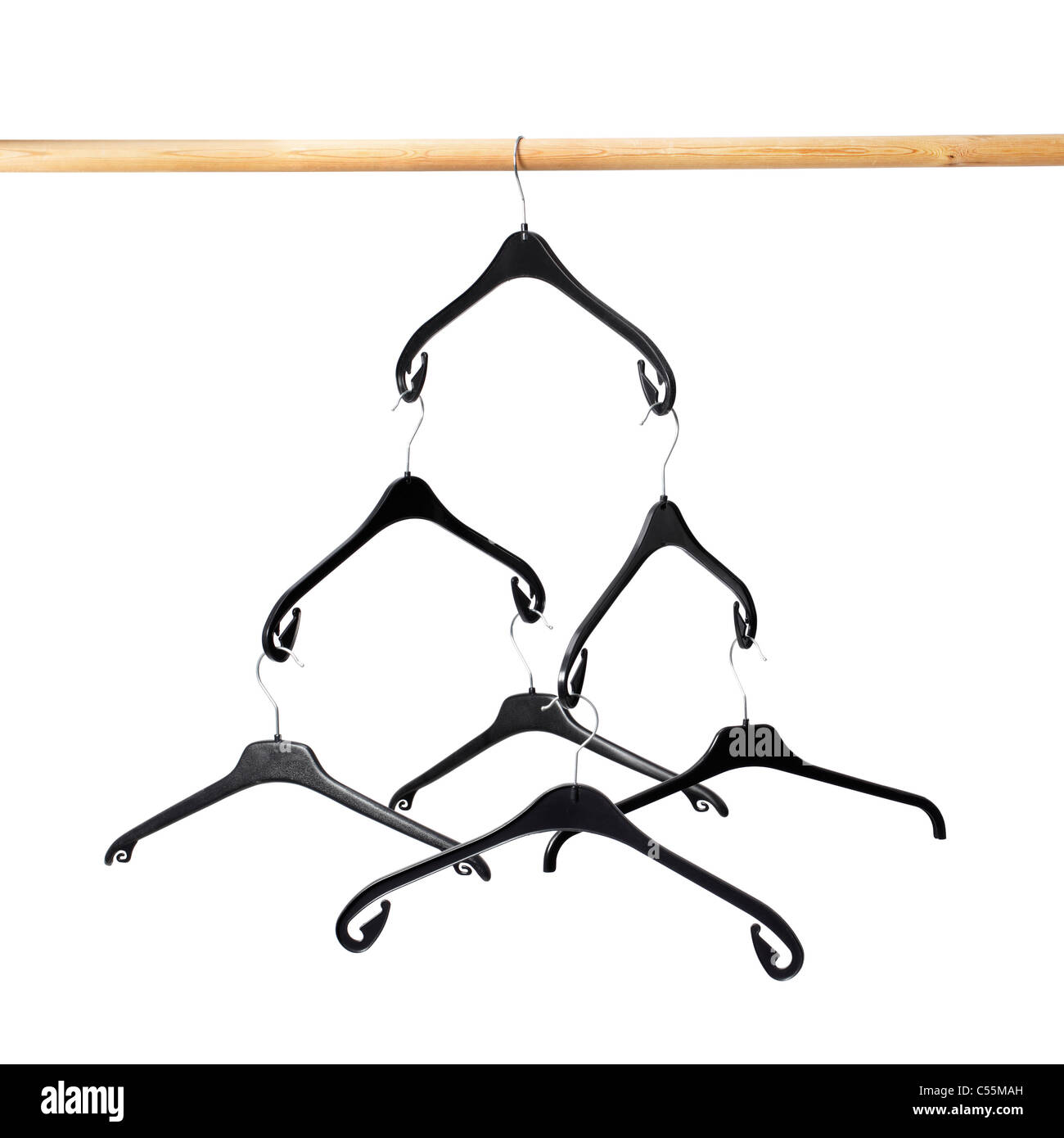 Empty clothes hooks Cut Out Stock Images & Pictures - Alamy