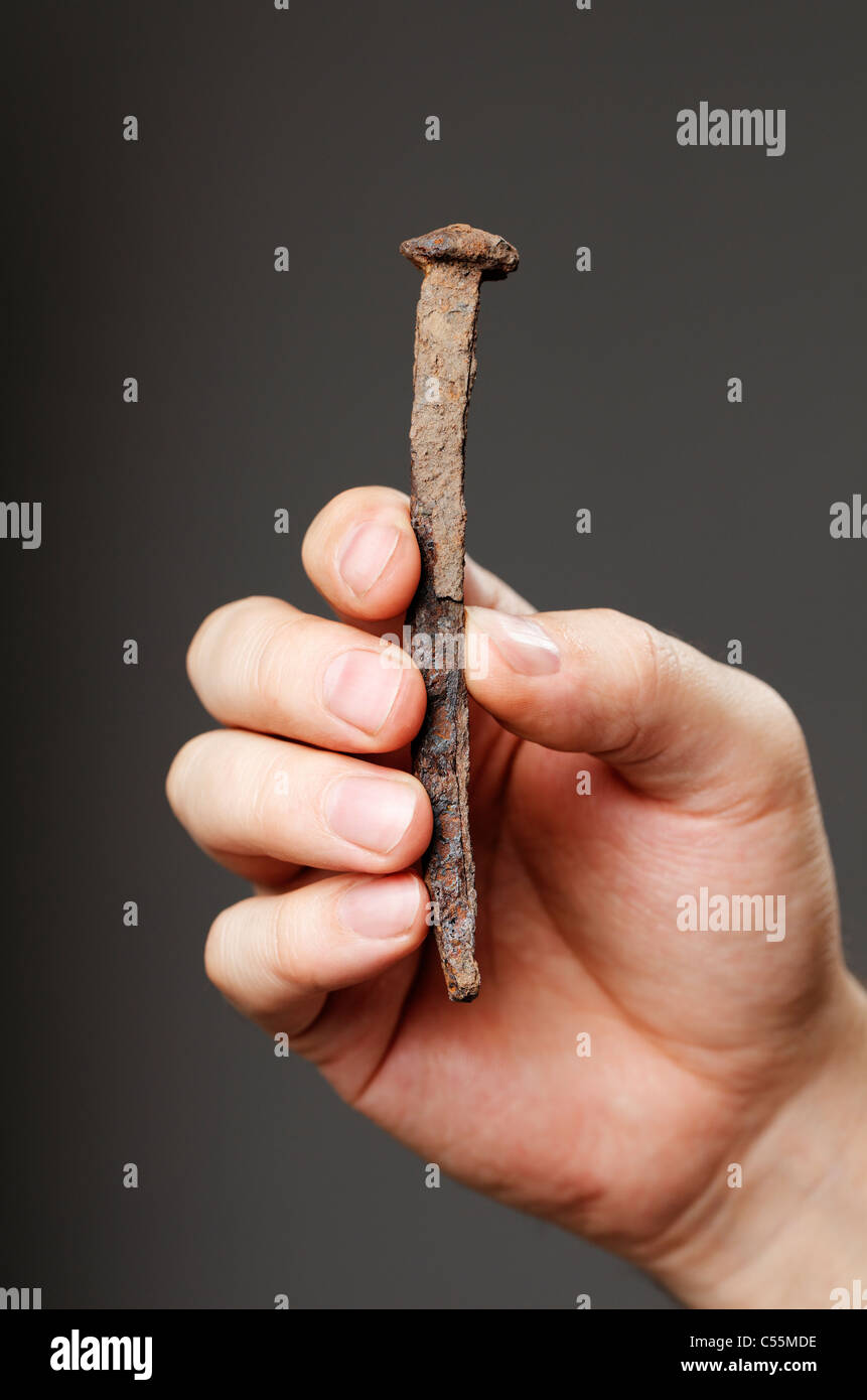 Rusty nail hi-res stock photography and images - Alamy