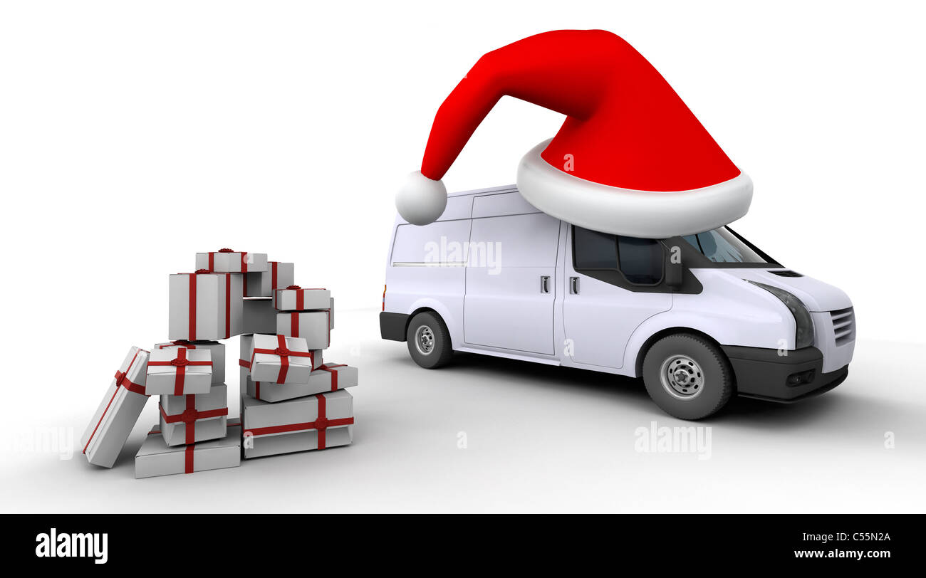 Deliver christmas gifts hi-res stock photography and images - Alamy