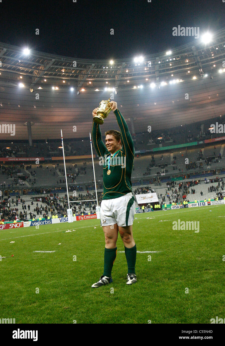 John SMIT Rugby World Cup 2007 FINAL ENGLAND v SOUTH AFRICA Stade de ...