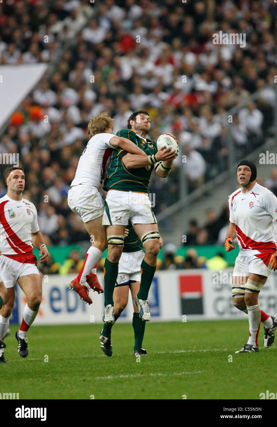 Danie ROSSOUW Rugby World Cup 2007 FINAL ENGLAND v SOUTH AFRICA Stade ...