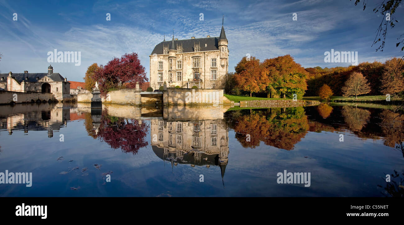 The Netherlands, Valkenburg, Estate and castle called Schaloen ...