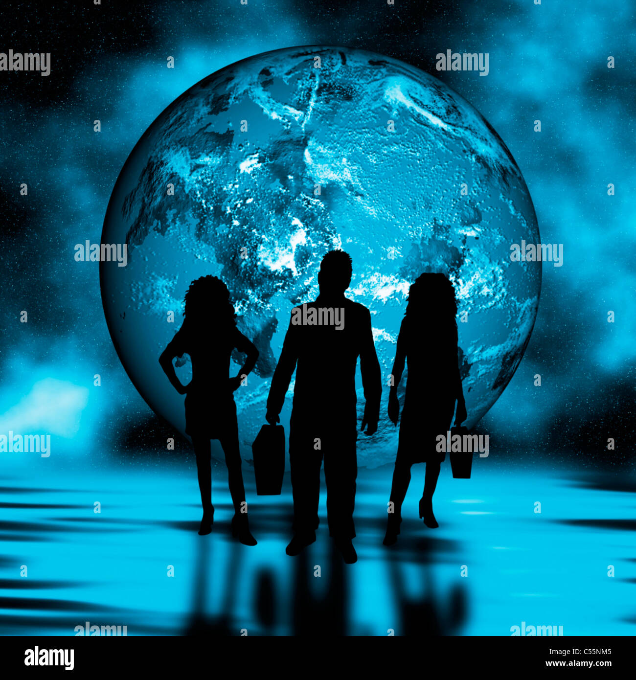 Abstract background depicting world trading Stock Photo - Alamy