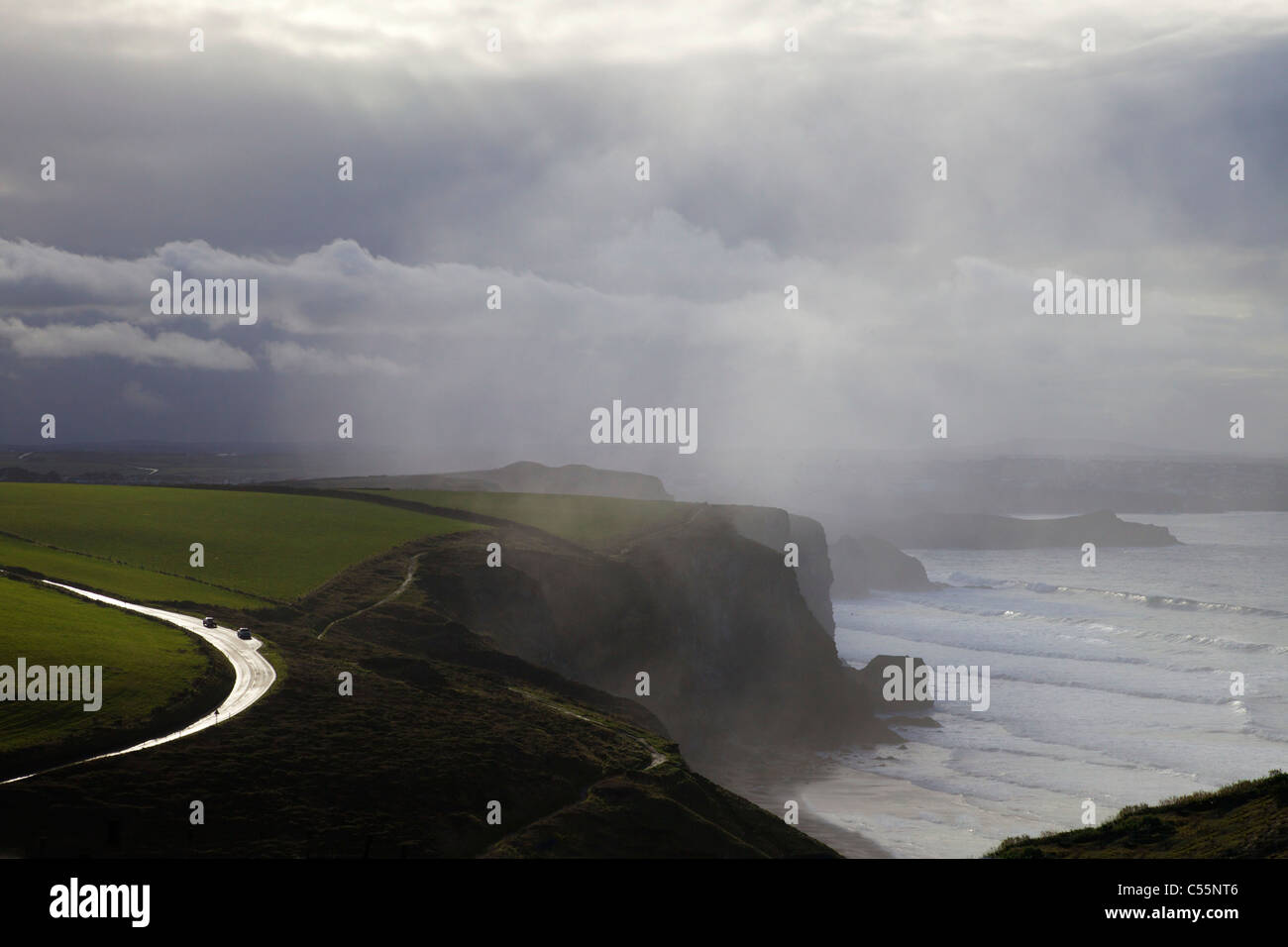 Newquay storm view hi-res stock photography and images - Alamy