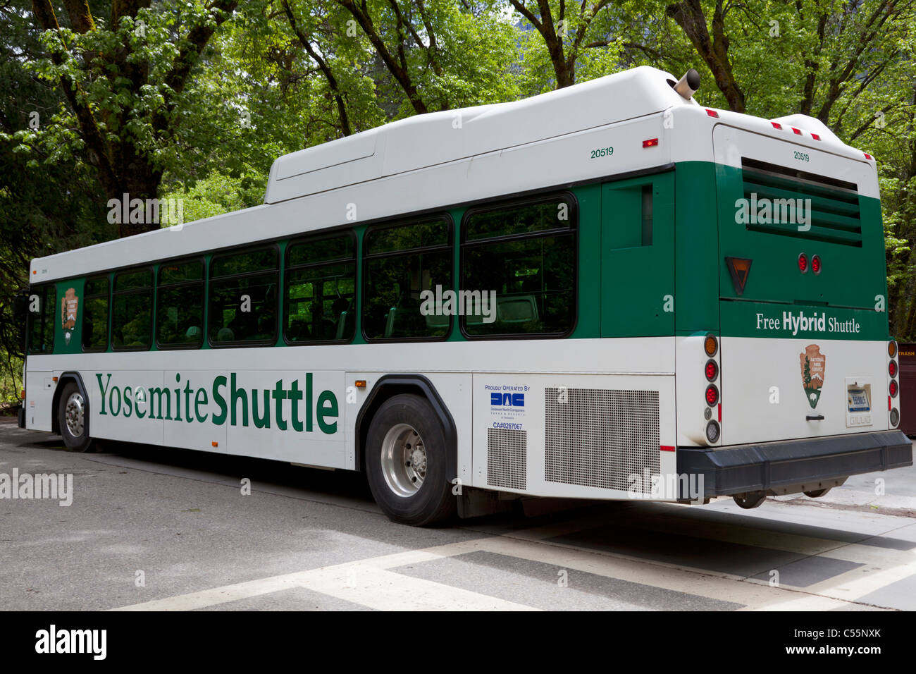 yosemite shuttle bus green fuel biofuel Yosemite Valley Yosemite ...