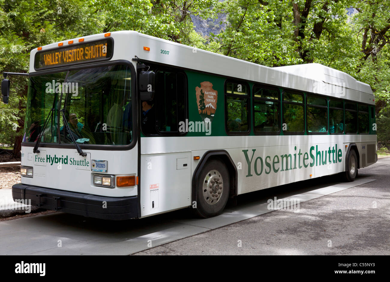 yosemite shuttle bus green fuel biofuel Yosemite Valley Yosemite ...