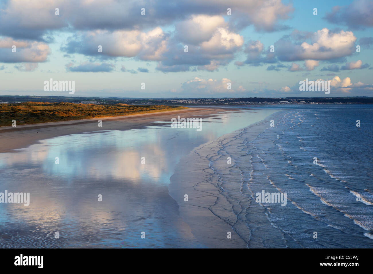 Saunton Sands and Braunton Burrows. Devon. England. UK Stock Photo - Alamy