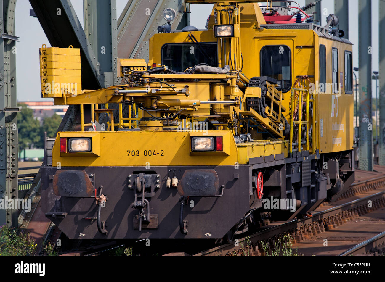 German Railways maintenance train Stock Photo - Alamy