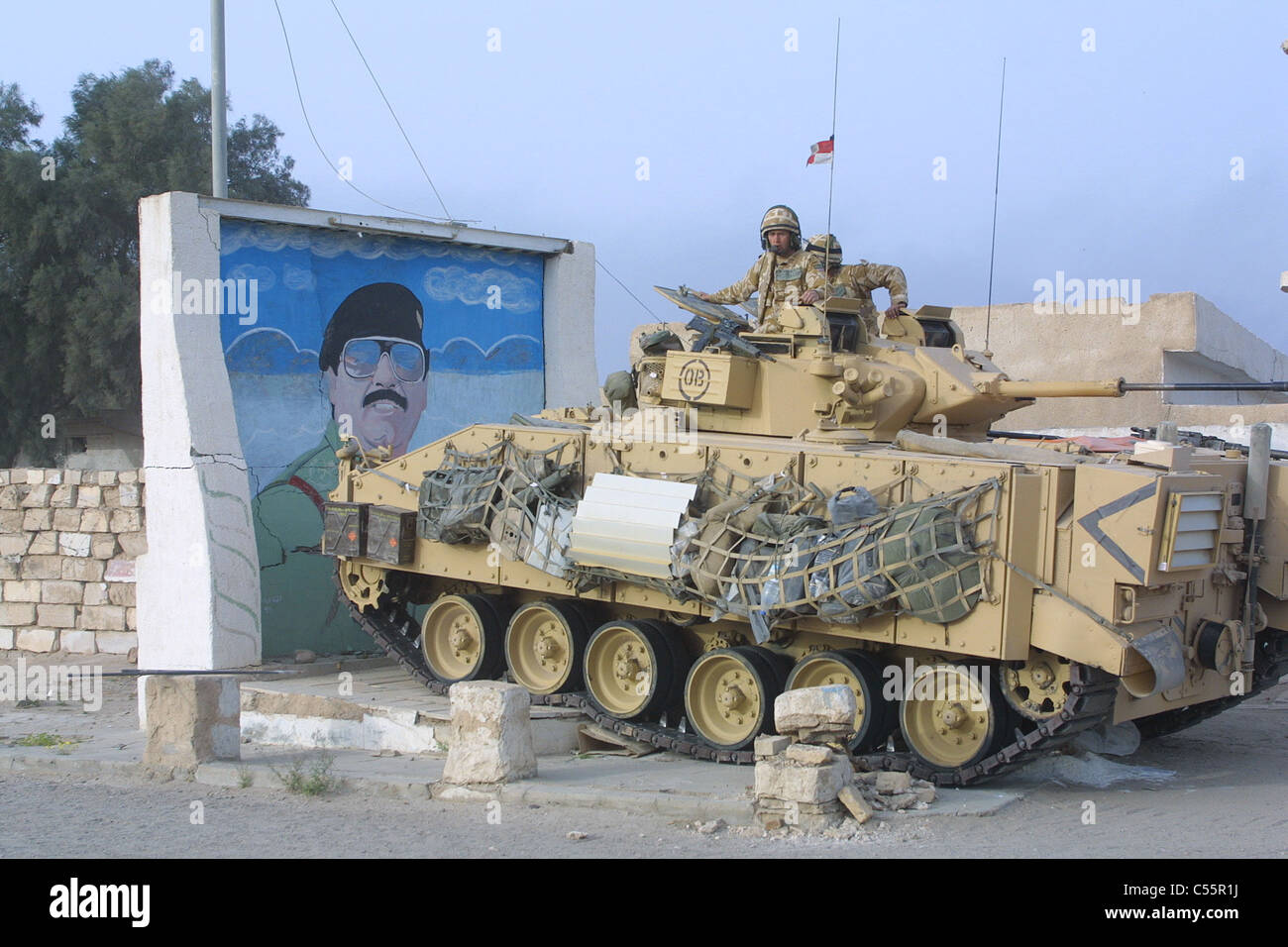 THE DESERT RATS ENTER THE IRAQI CITY OF BASRA AND AREA. A WARRIOR ...