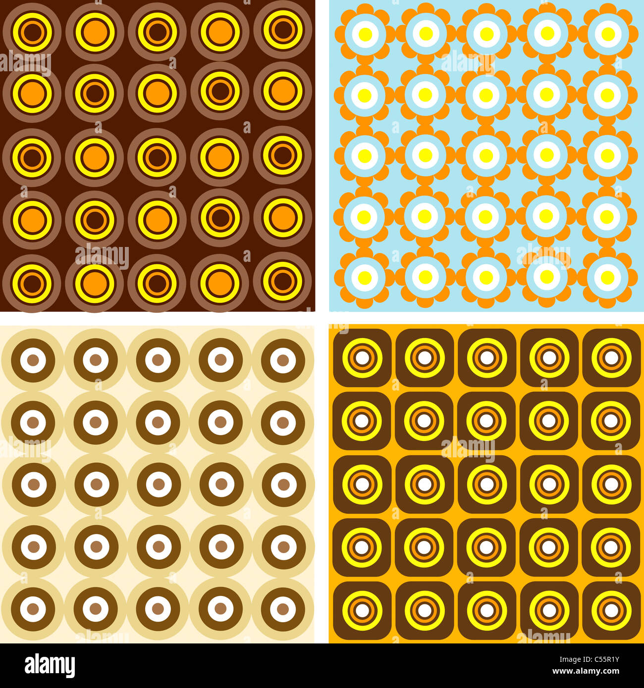 Various retro styled backgrounds Stock Photo - Alamy