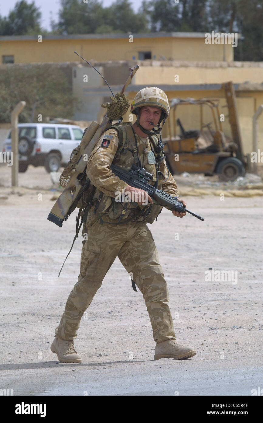 THE DESERT RATS ENTER THE IRAQI CITY OF BASRA AND AREA. A SOLDIER ...