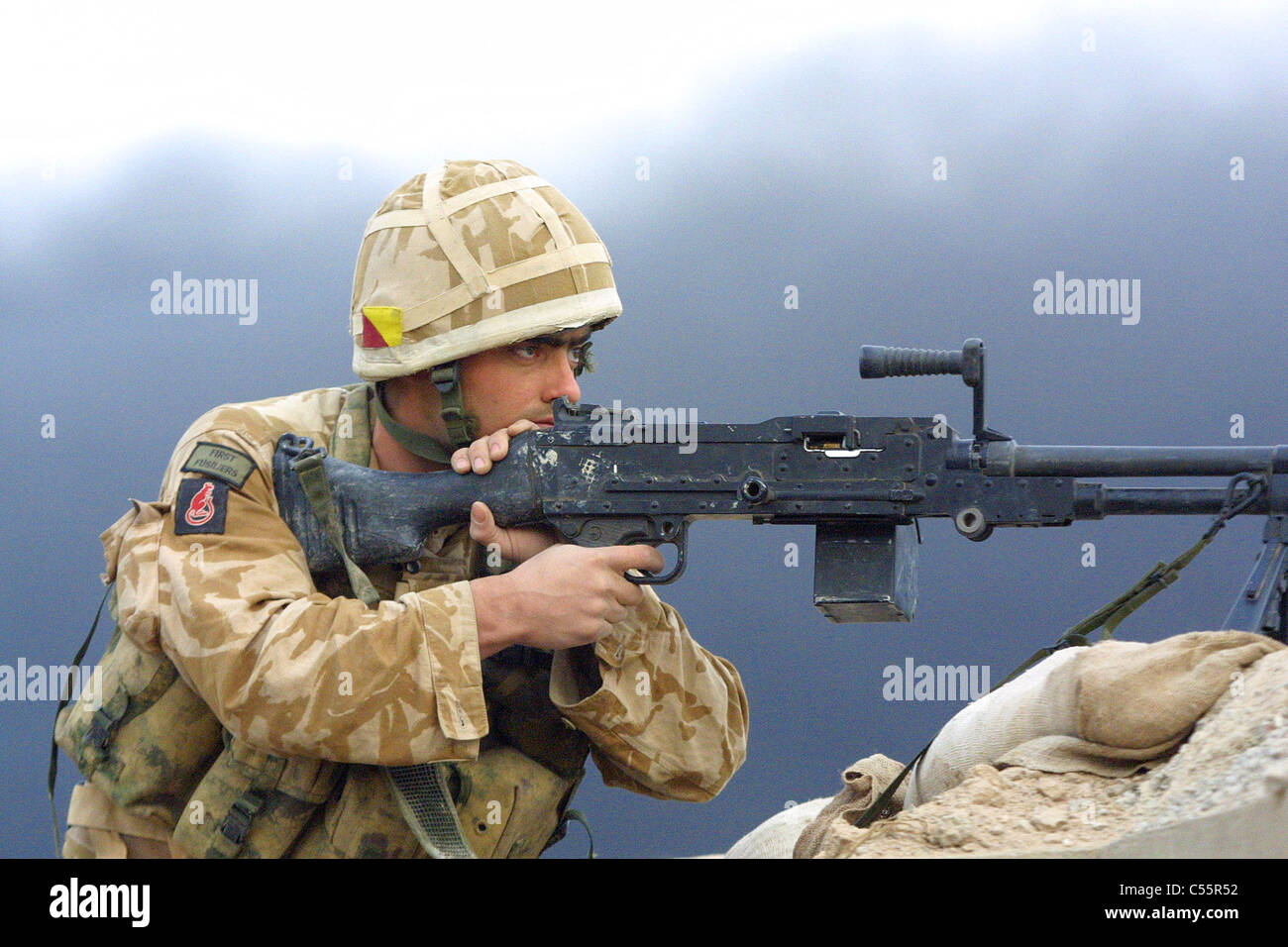 A British Army sniper on the lookout Stock Photo - Alamy