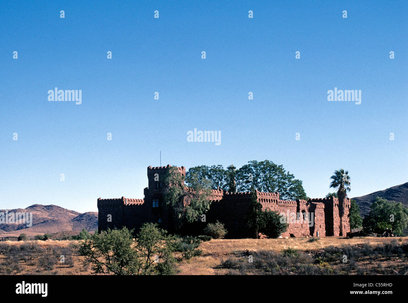 Duwiser Castle Namibia Stock Photo - Alamy