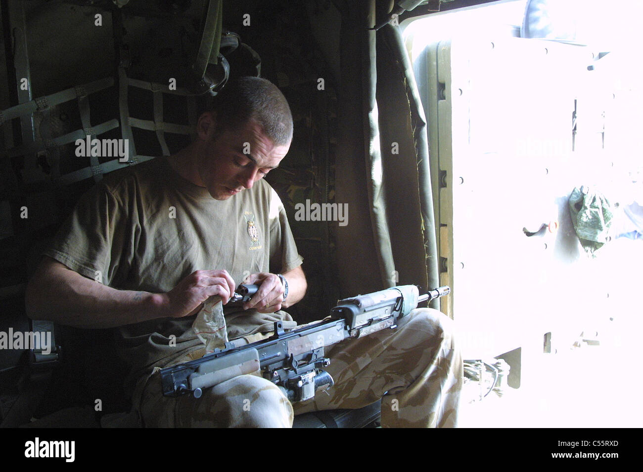 The Royal Fusiliers/Desert Rats in action, near Basra, during the 2003 ...