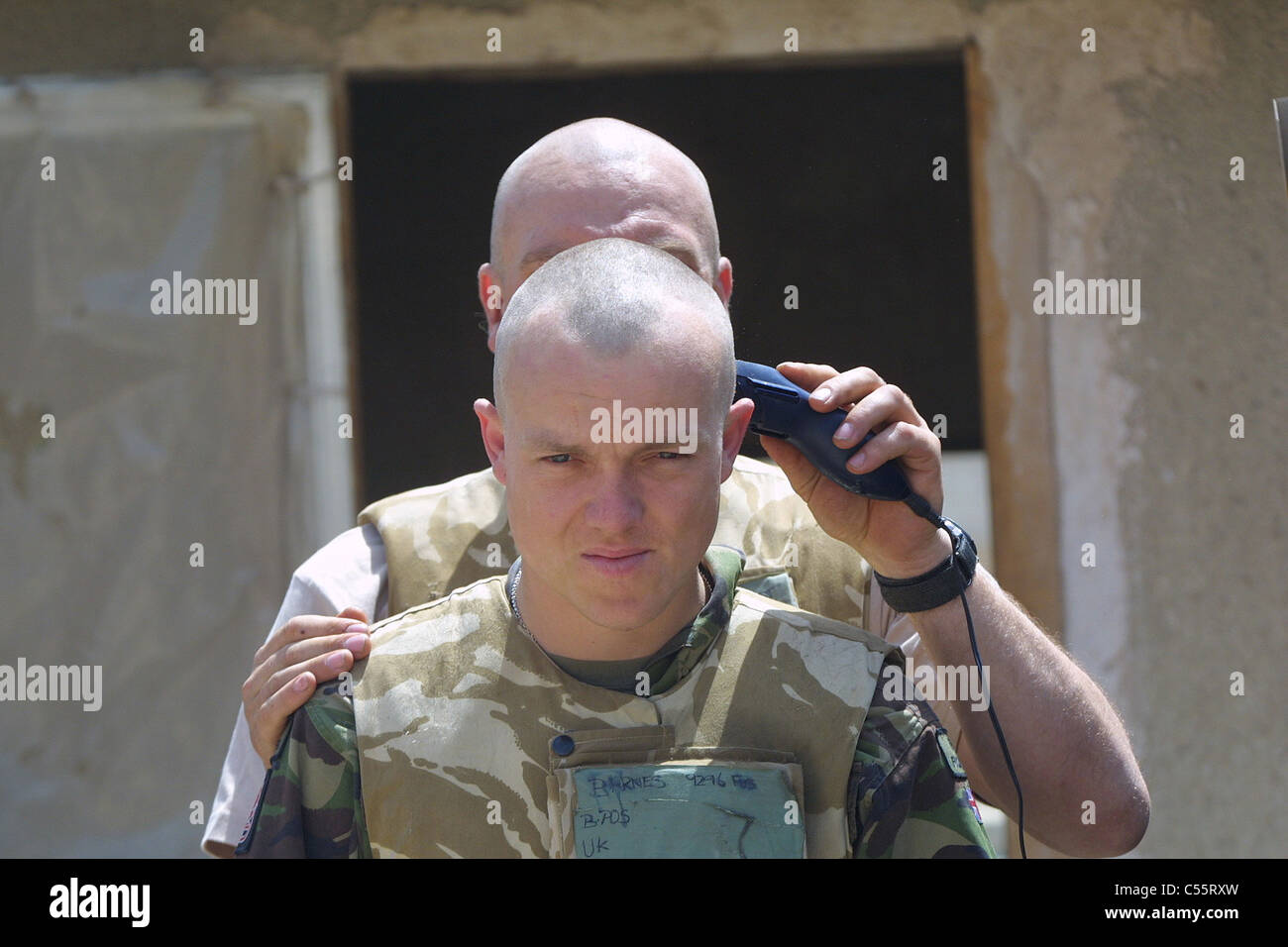 The Royal Fusiliers/Desert Rats in action, near Basra, during the 2003 ...