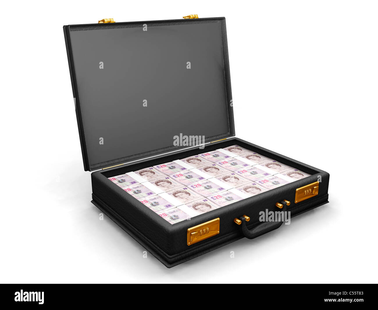 Briefcase money pound hi-res stock photography and images - Alamy