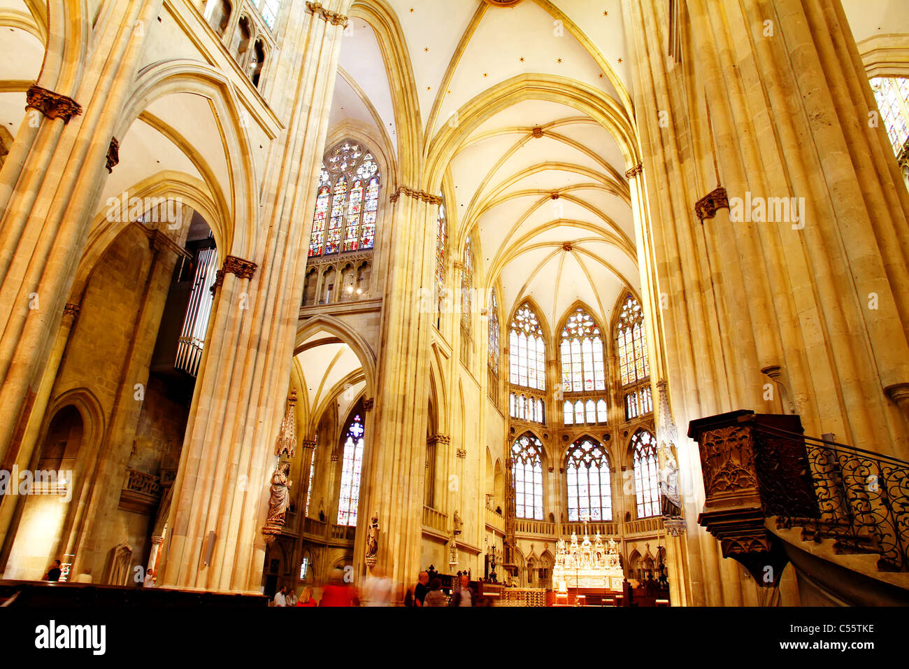 Interior cathedral regensburg hi-res stock photography and images - Alamy