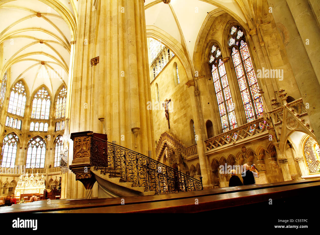 Interior cathedral regensburg hi-res stock photography and images - Alamy