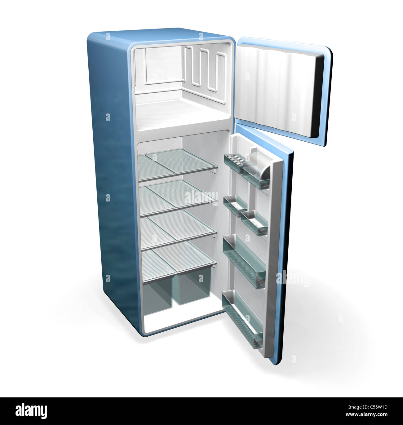 3D render of a fridge Stock Photo - Alamy
