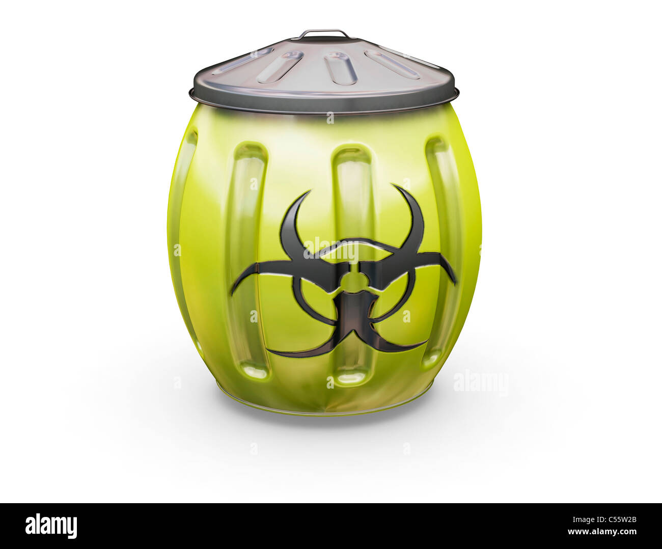 3d Render Full Biohazard Bin High Resolution Stock Photography and ...