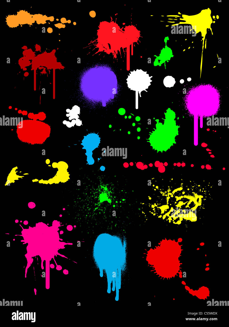 Ink splats hi-res stock photography and images - Alamy