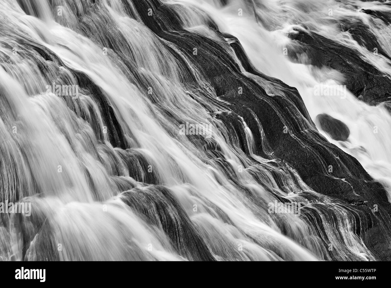 Yellowstone canyon Black and White Stock Photos & Images - Alamy