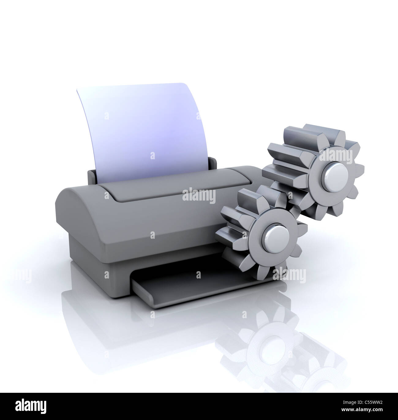 Printer settings hi-res stock photography and images - Alamy