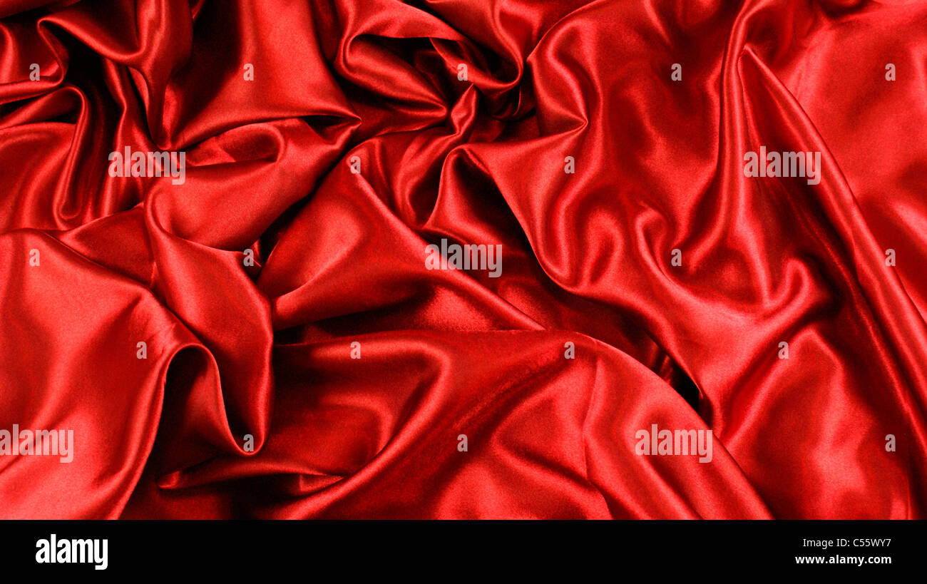 Background of red satin Stock Photo - Alamy