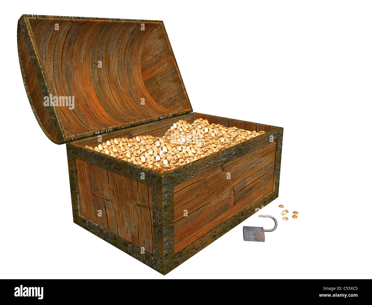 Gold loot image hi-res stock photography and images - Alamy