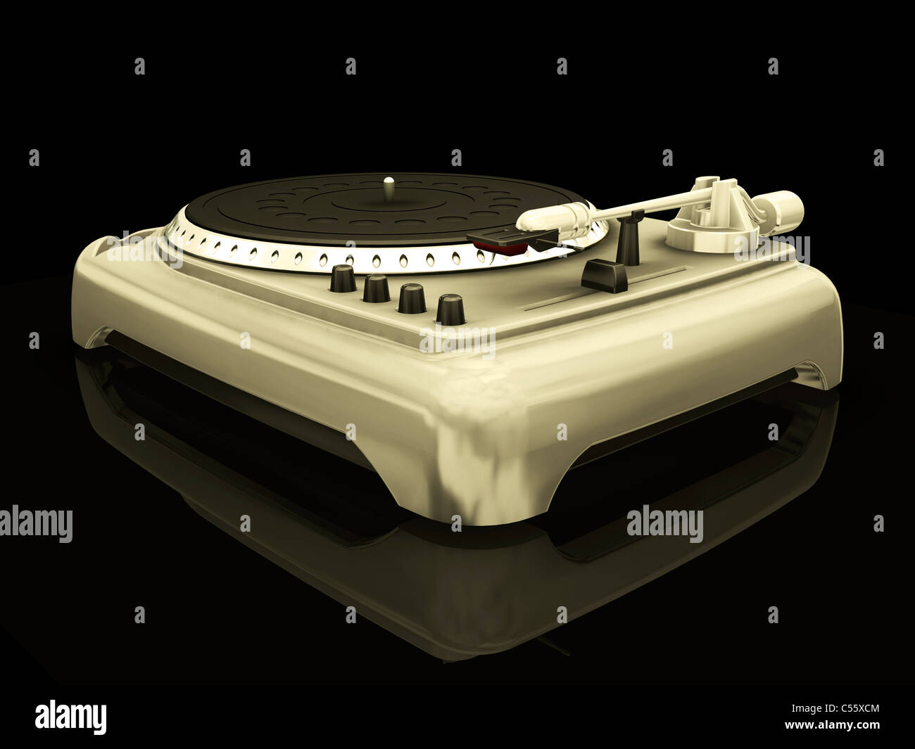 3D render of a turntable Stock Photo - Alamy