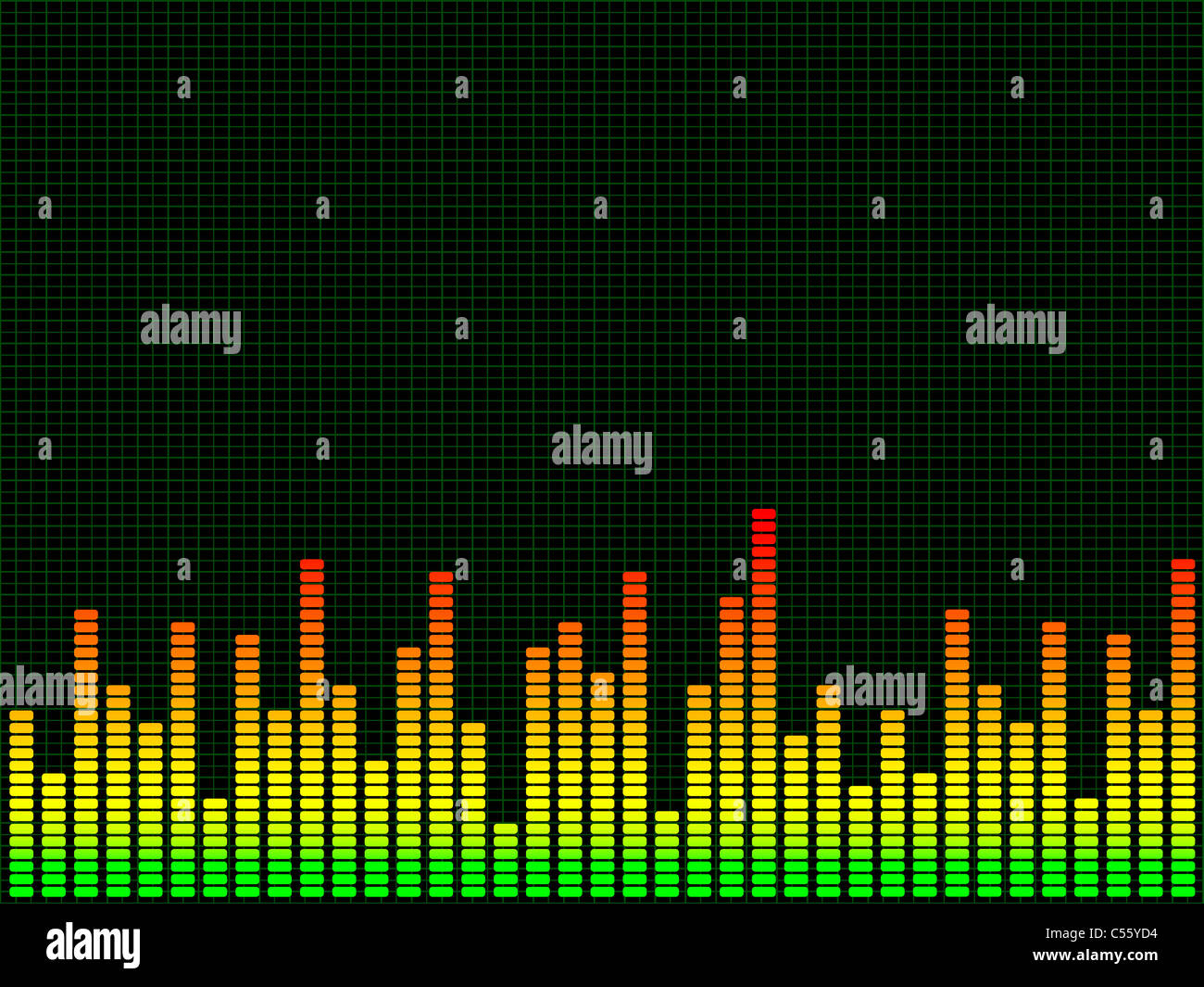 Graphic equaliser background Stock Photo - Alamy