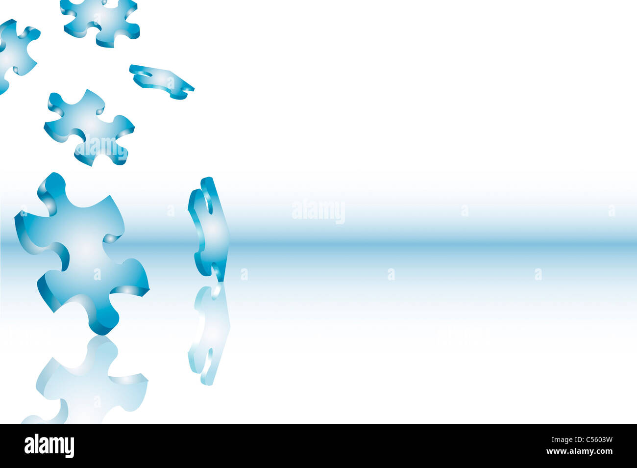 Jigsaw puzzle pieces falling hi-res stock photography and images - Alamy