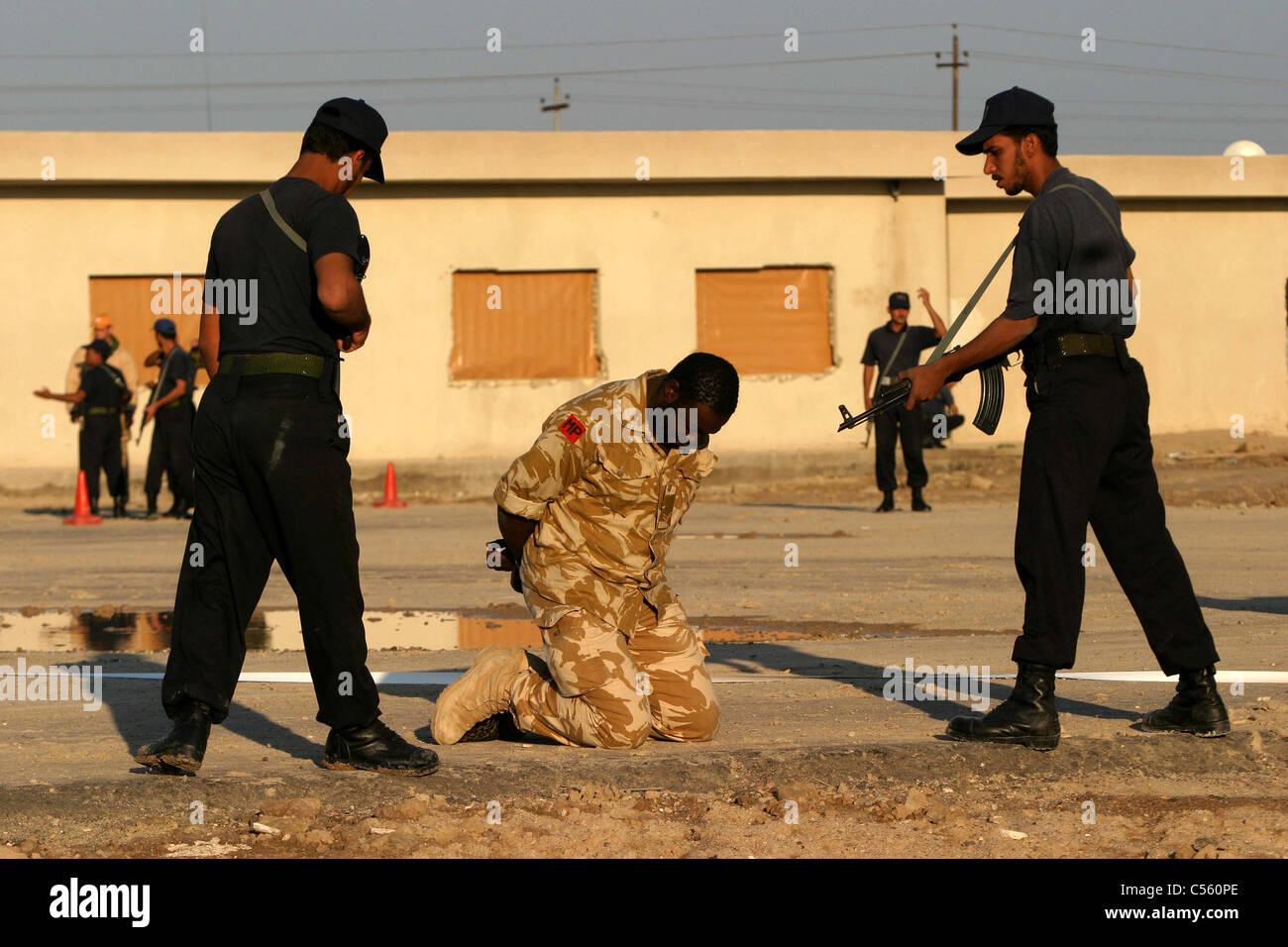 Training exercise with the Elite Iraqi Police Support Unit and British ...