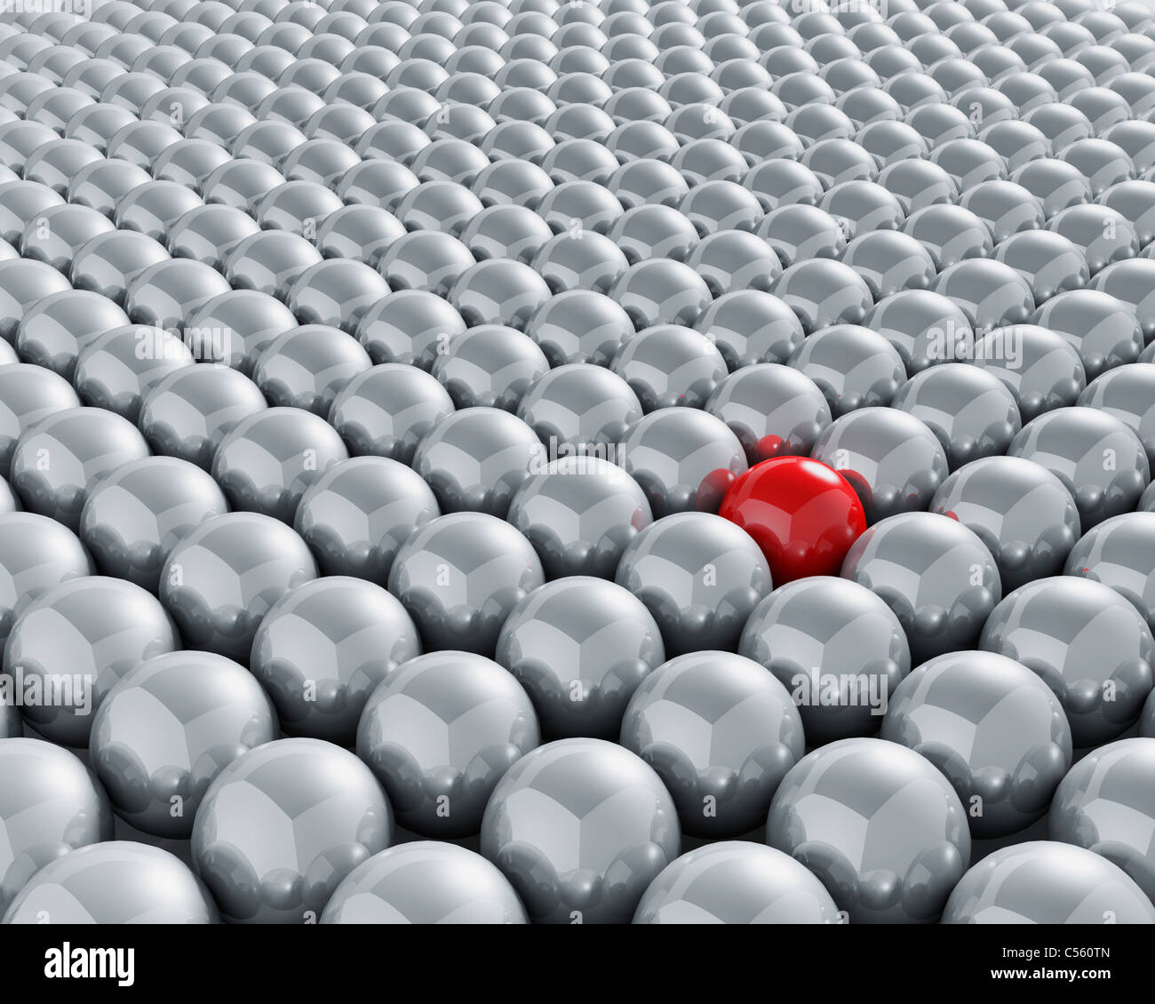 3D conceptual image depicting individuality Stock Photo - Alamy