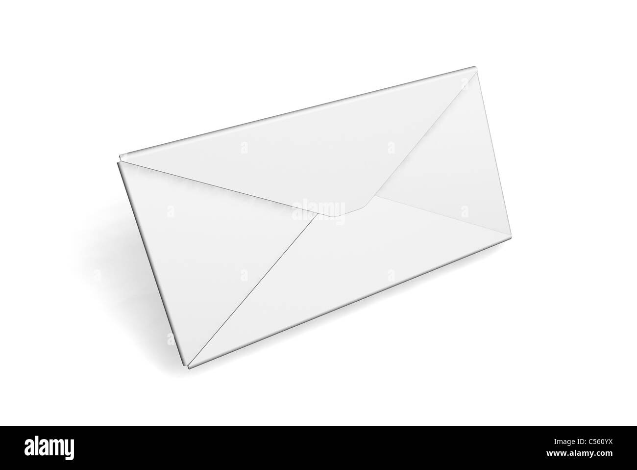 3D render of a blank envelope Stock Photo - Alamy