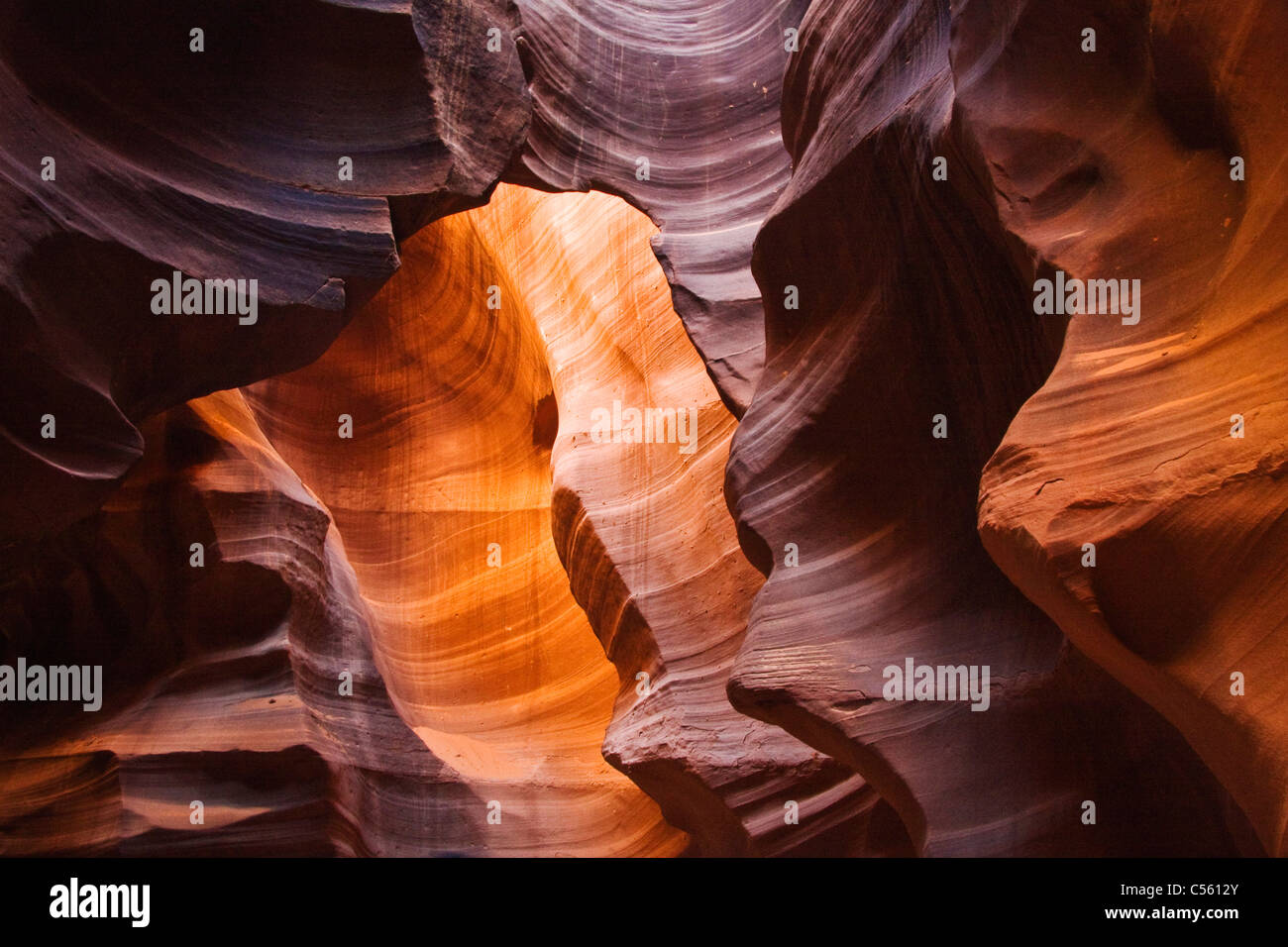 USA, Arizona, Antelope Canyon, Interior view Stock Photo - Alamy