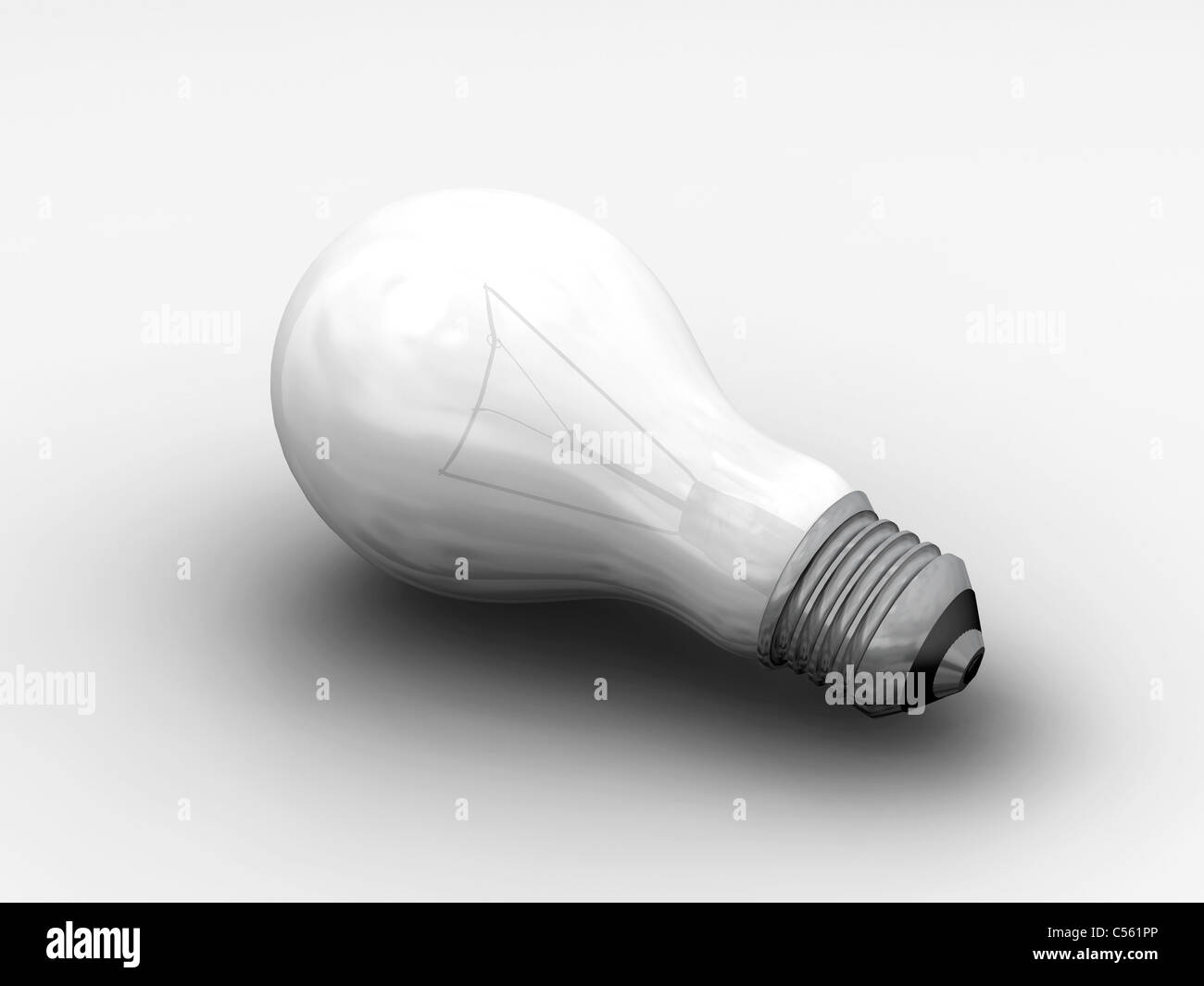 3D render of a light bulb Stock Photo - Alamy