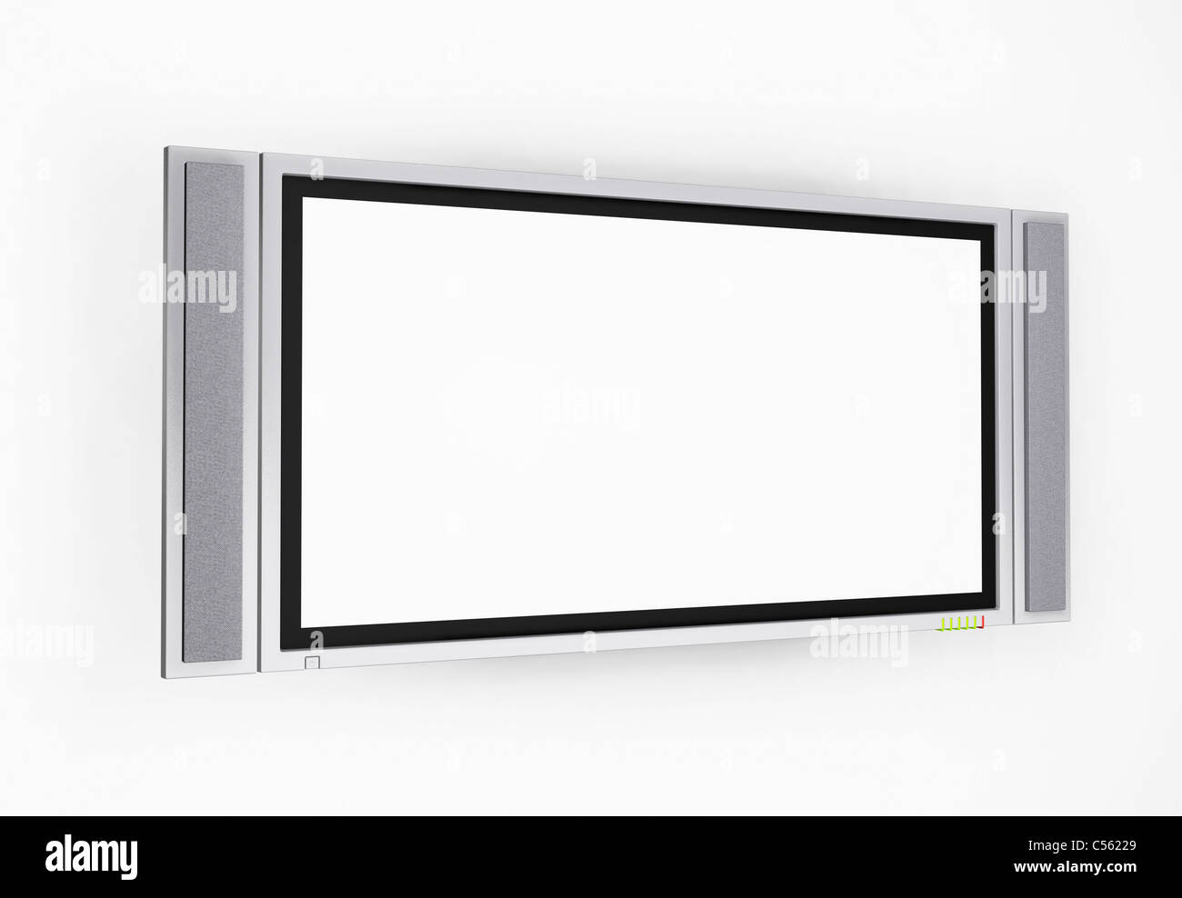 3D render of a plasma screen television Stock Photo - Alamy