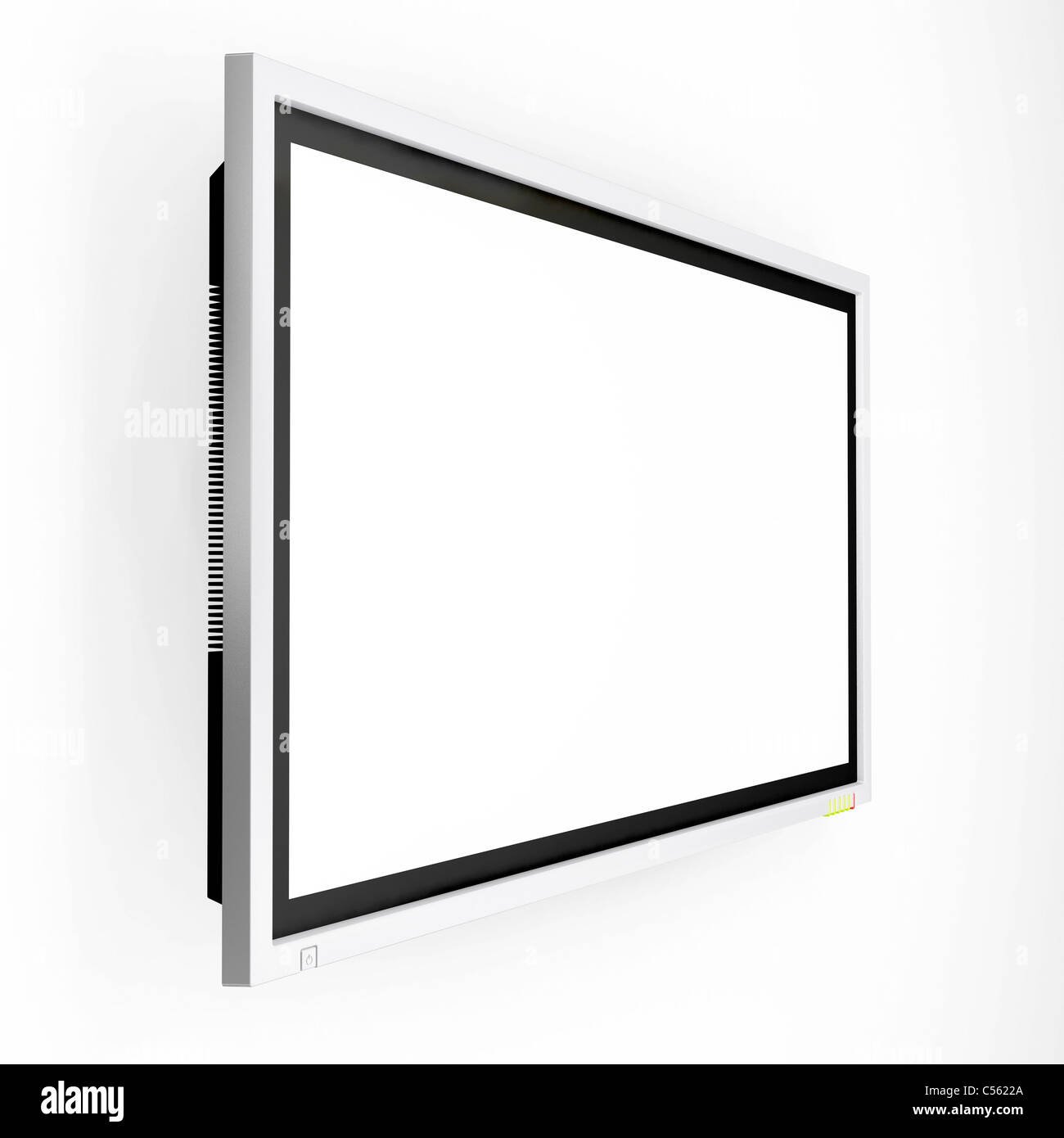 3D render of a plasma screen television Stock Photo - Alamy