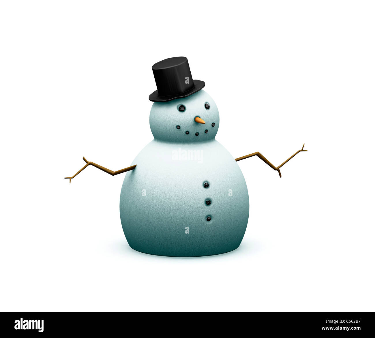 Snowman render hi-res stock photography and images - Alamy