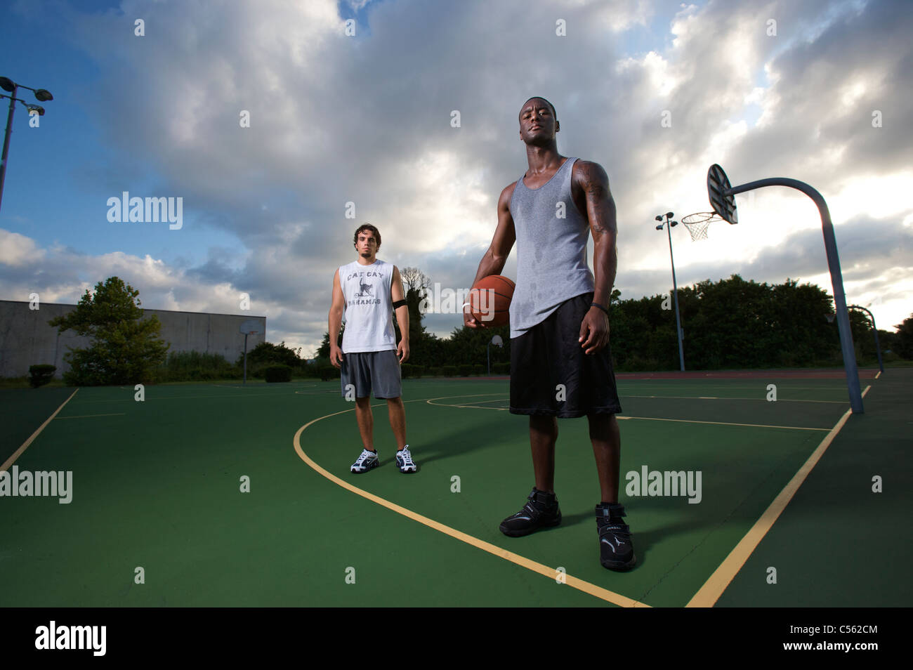 Males after after playing basketball hi-res stock photography and ...