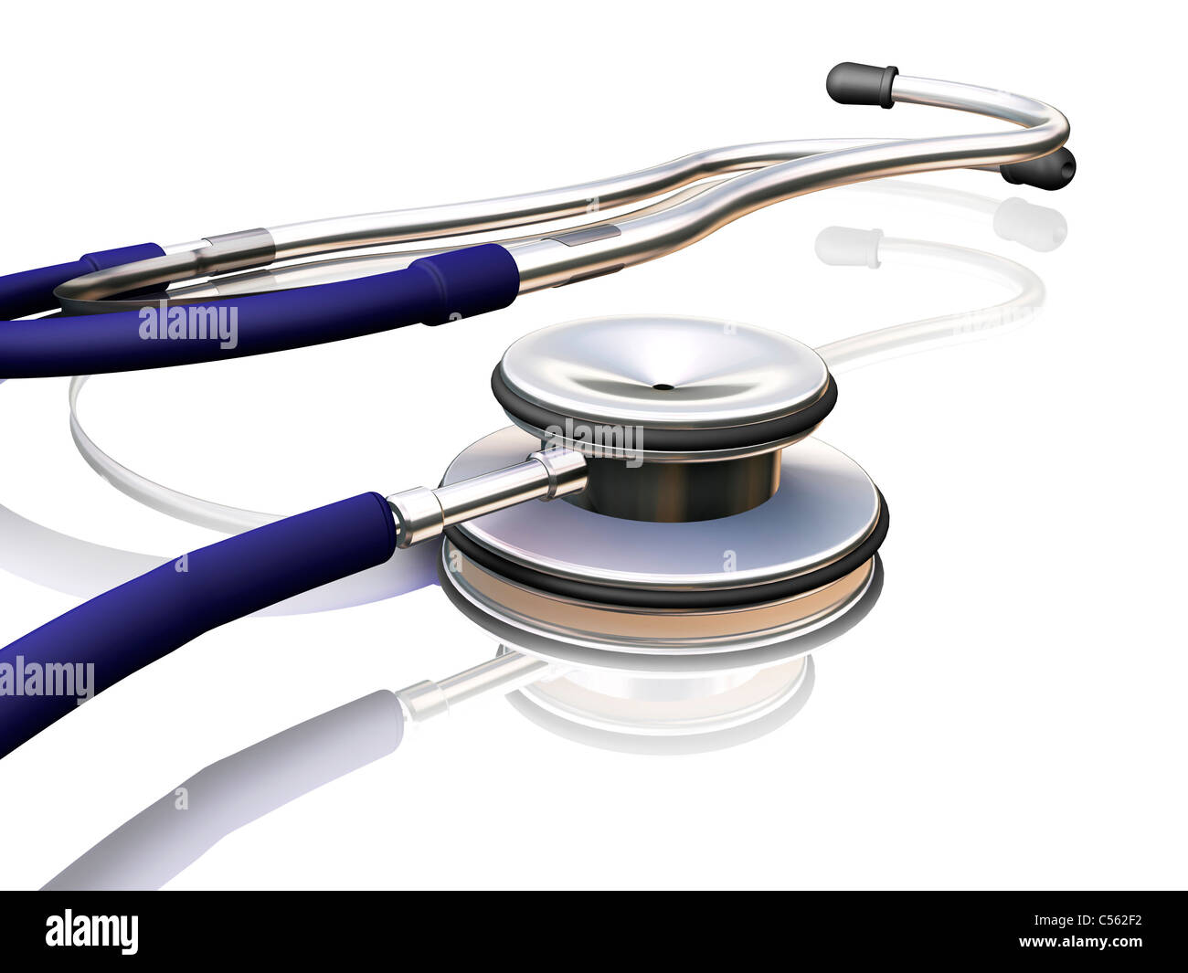 3D render of a stethoscope Stock Photo - Alamy