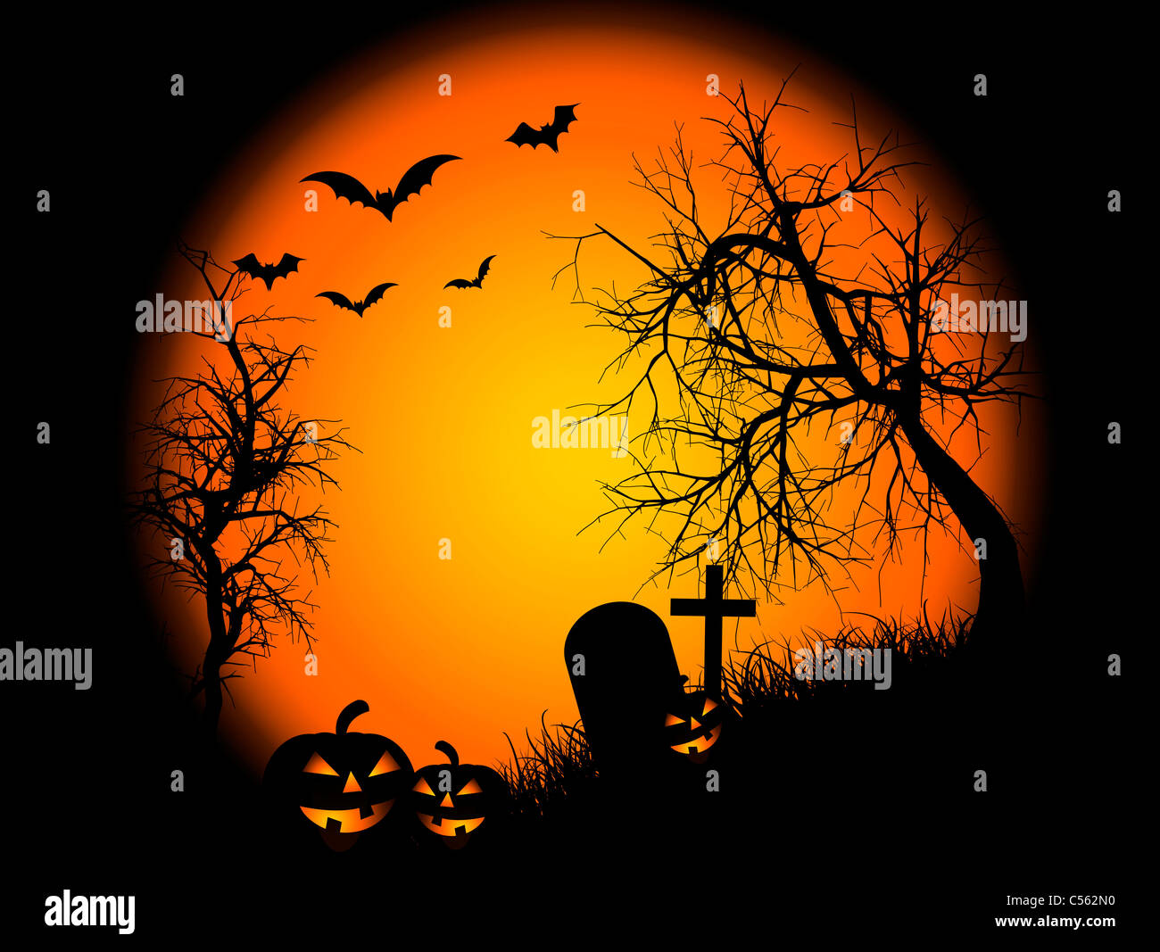 Horror night scene hi-res stock photography and images - Alamy