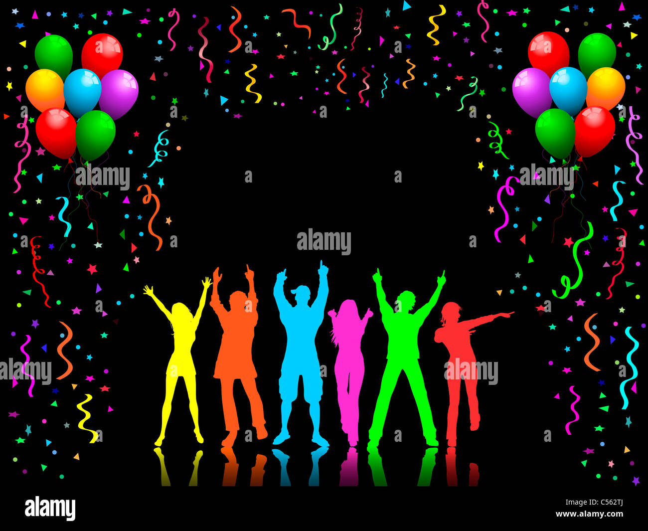 People dancing on party background Stock Photo - Alamy