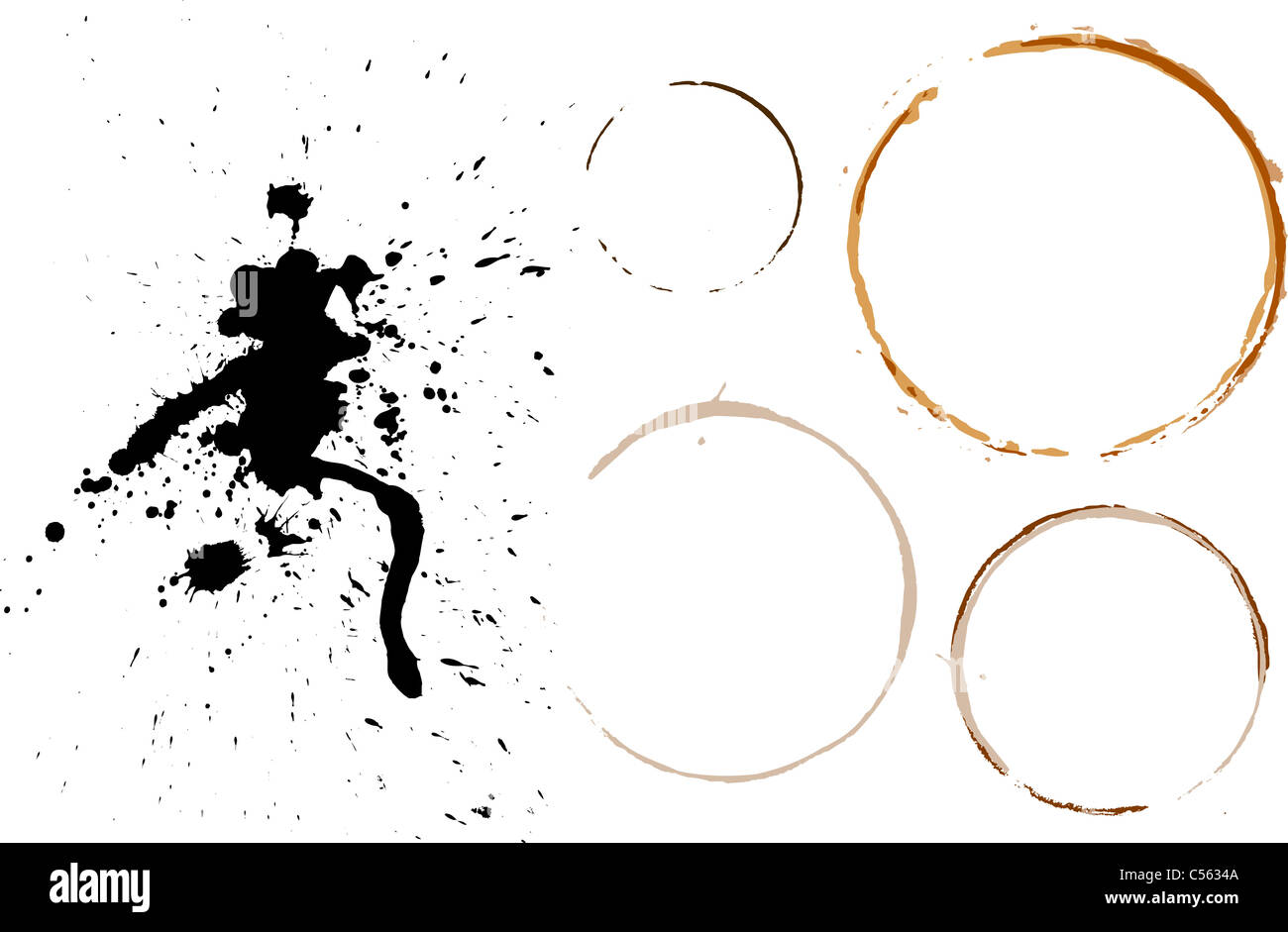 Splat splats hi-res stock photography and images - Alamy