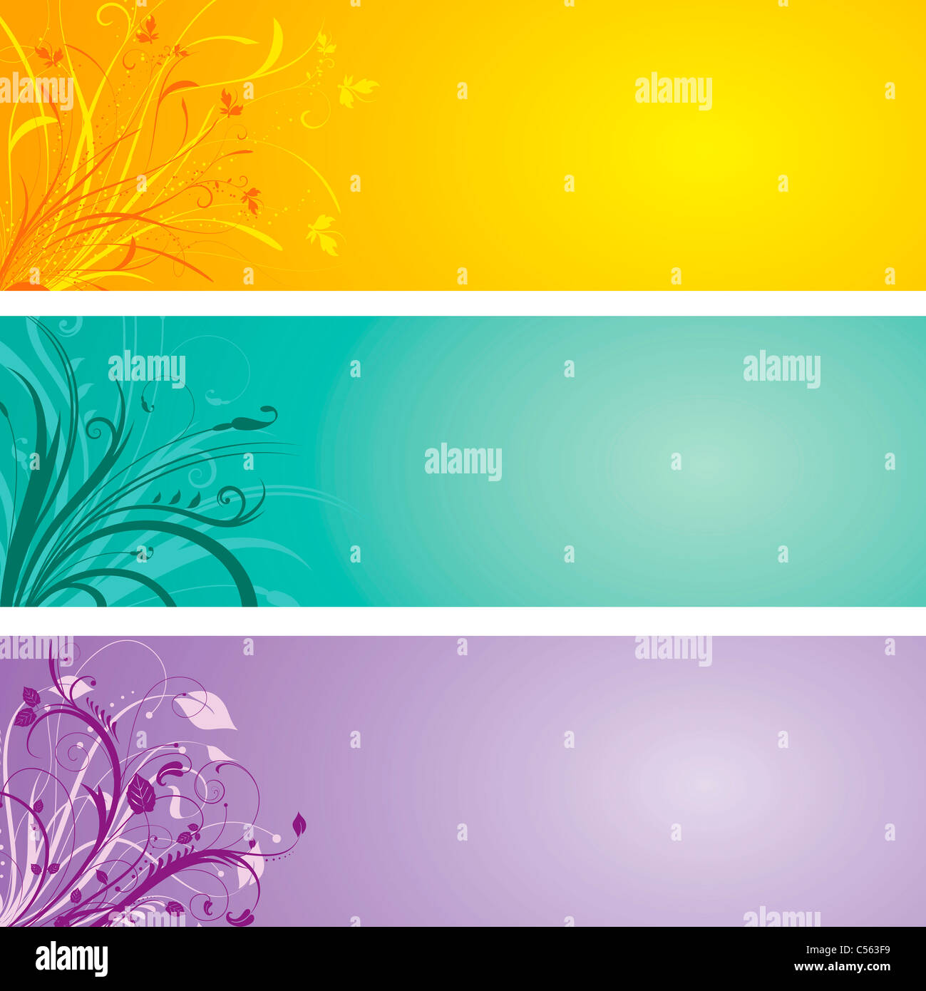 Floral panels hi-res stock photography and images - Alamy