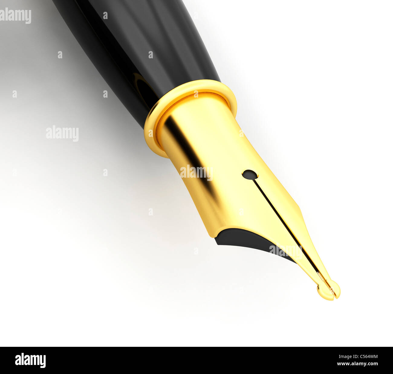 3D render of a fountain pen Stock Photo - Alamy