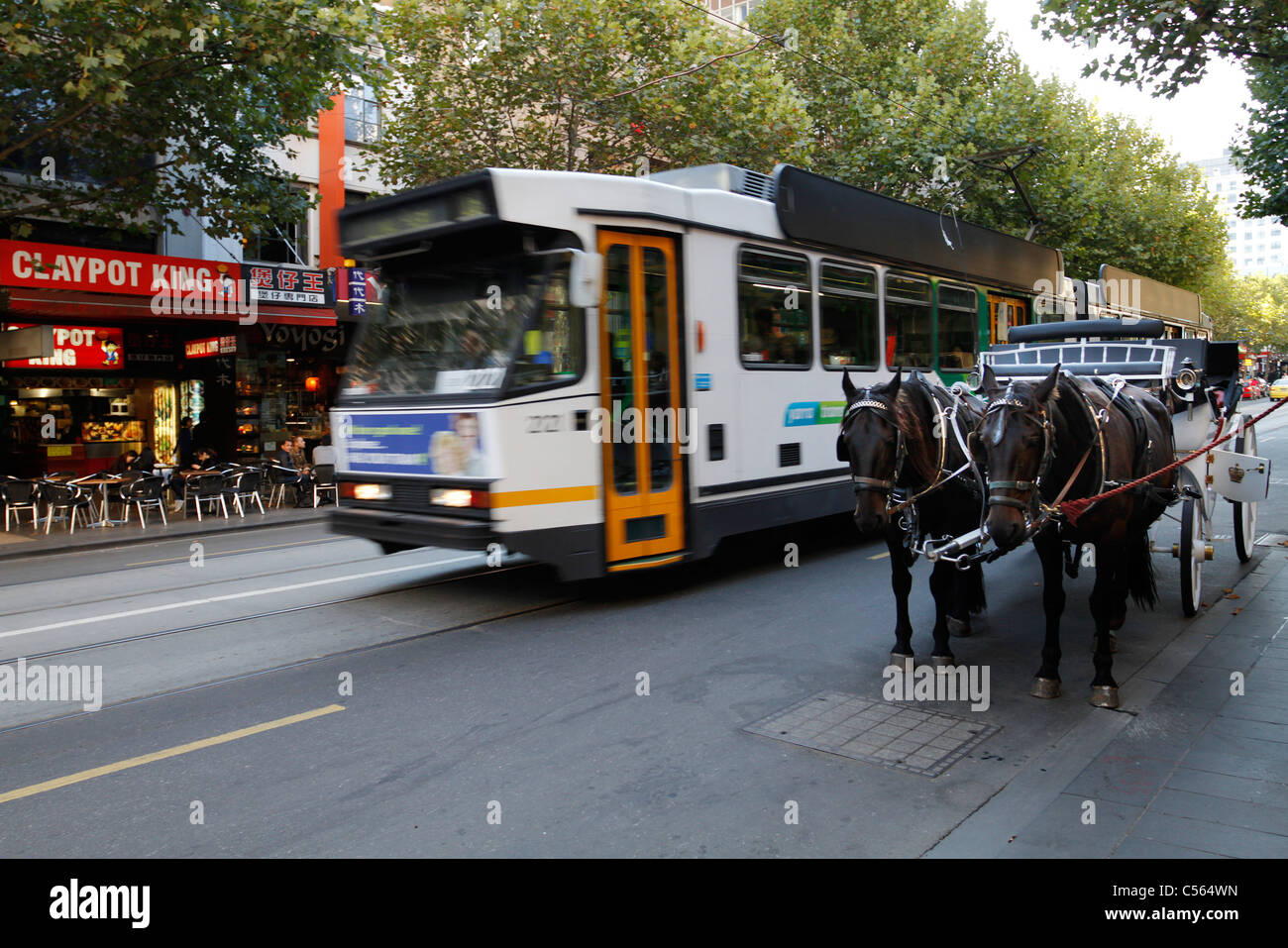 Horse drawn tram australia hi-res stock photography and images - Alamy