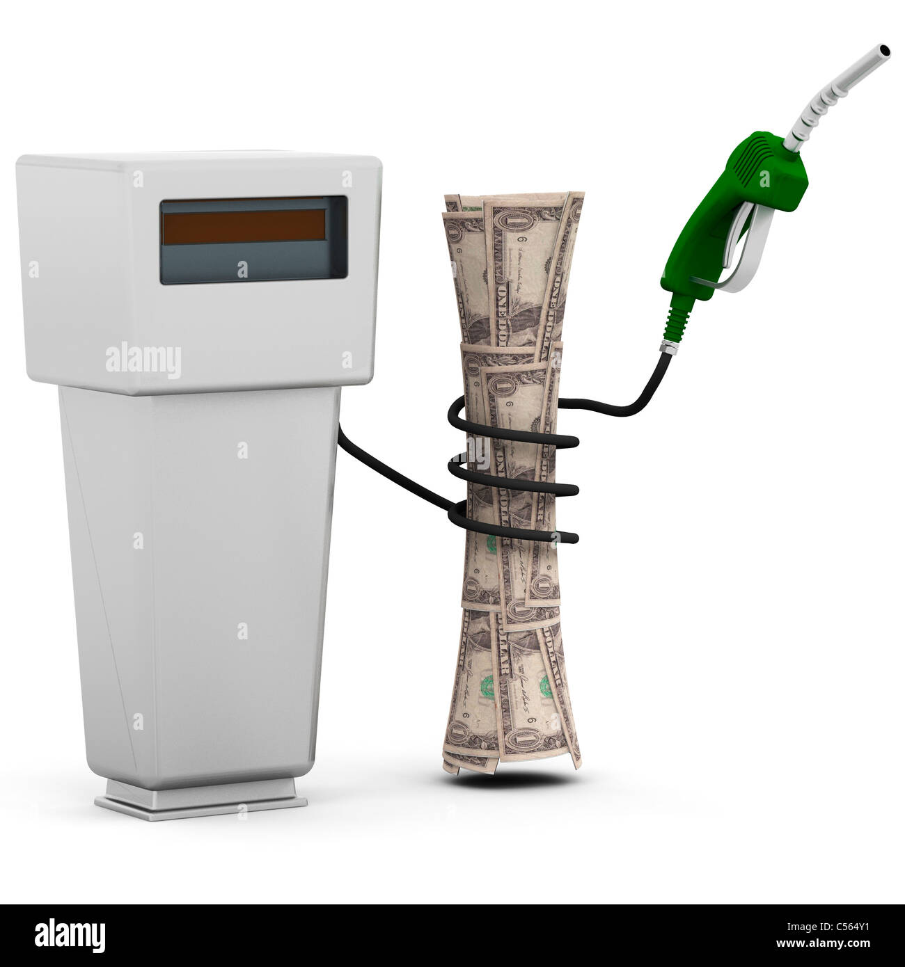 Rising prices of fuel Cut Out Stock Images & Pictures - Alamy